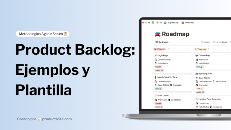 Product Backlog: Ejemplos y Plantilla para Equipos EXPLICADO - Productiviza